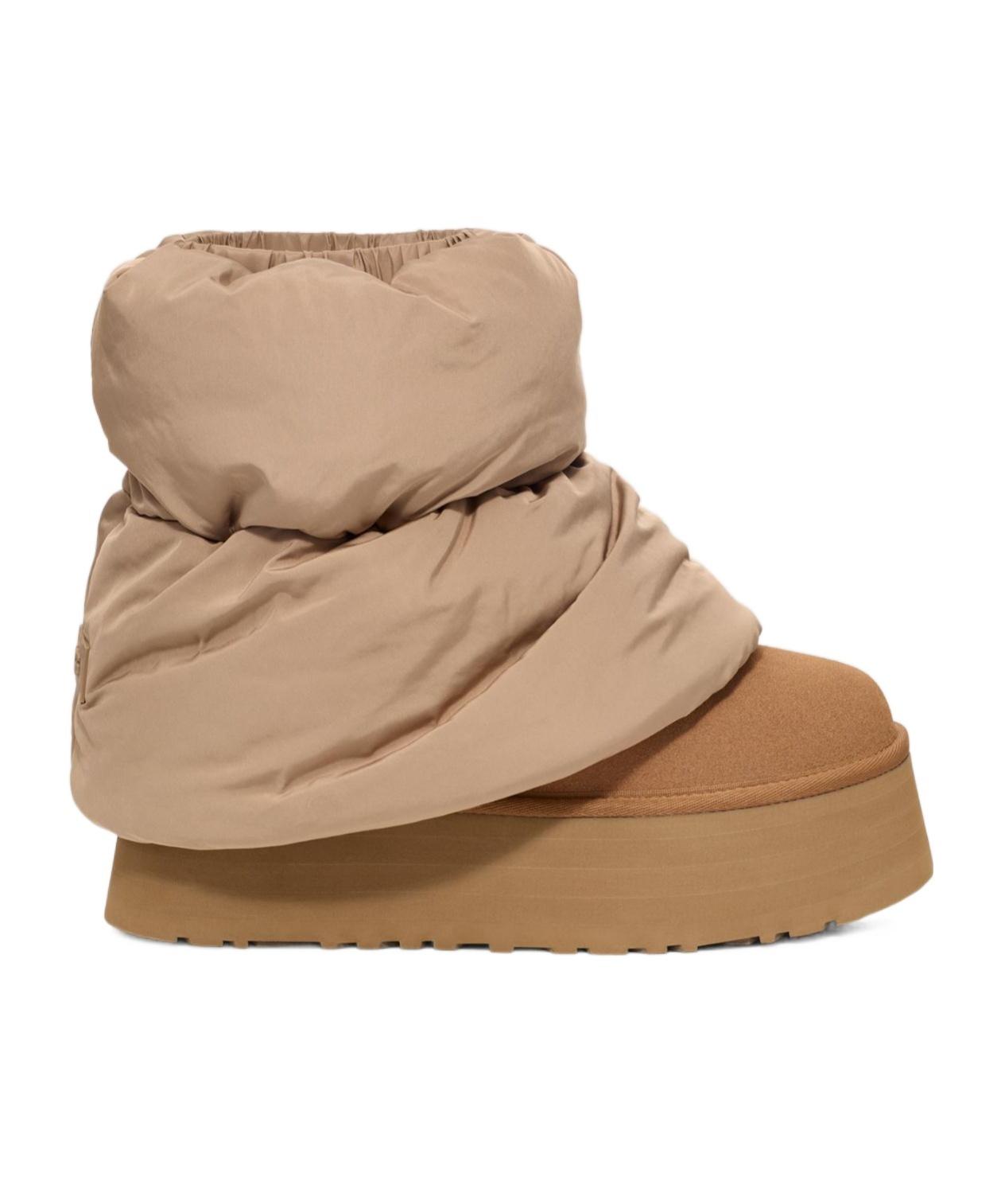 UGG Mini Dipper Puffer Boots in Natural | Lyst