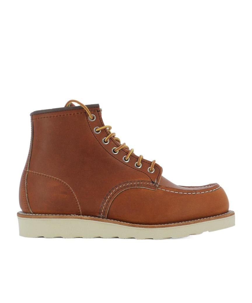 Red Wing Wing Moc Lace-Up Boots in Brown for Men | Lyst