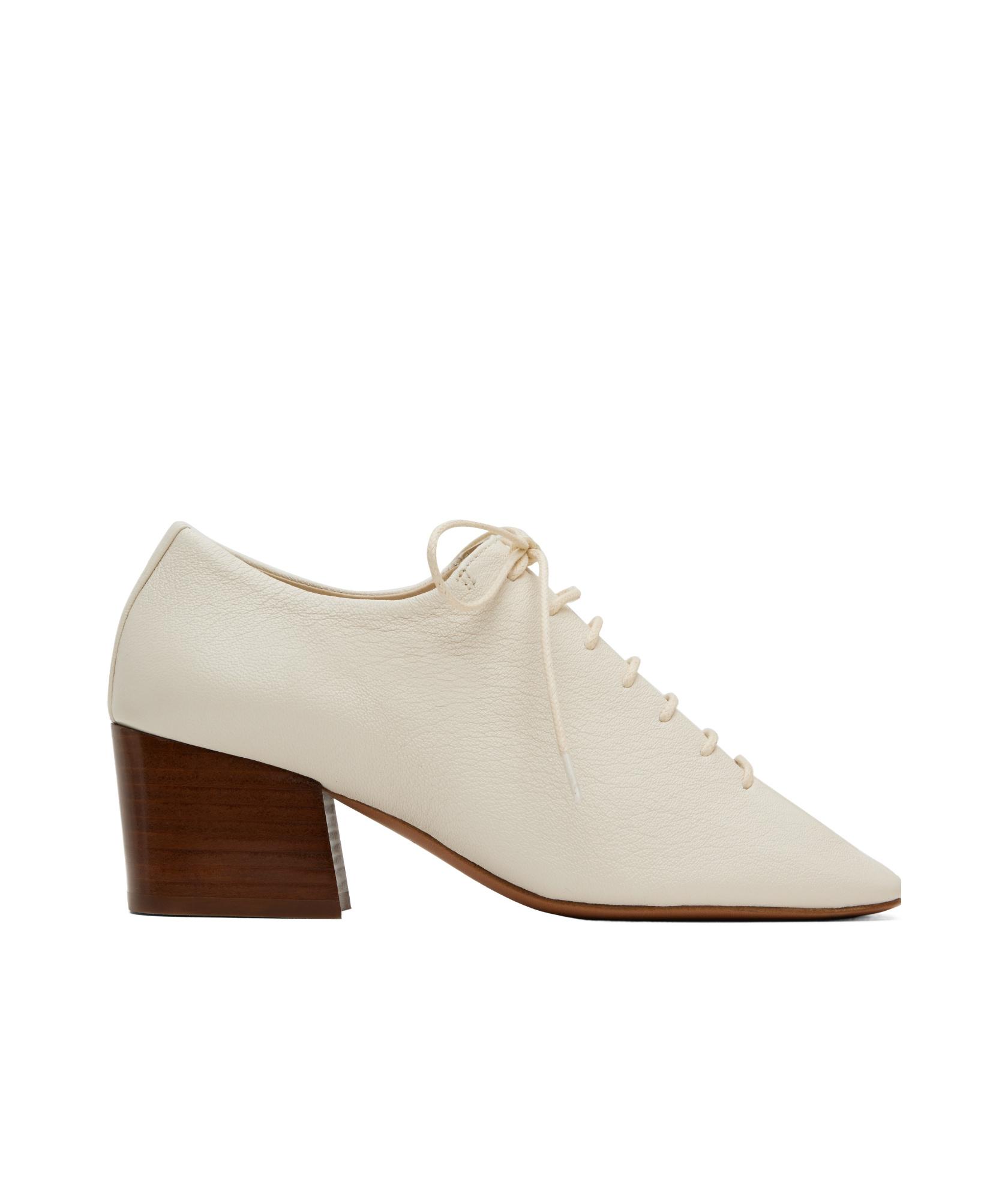 Lemaire Lace-Up High Heels in White | Lyst