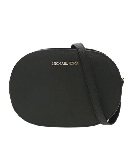 Michael Kors Jet Set Travel Logo Cross-Body Bag in Black | Lyst