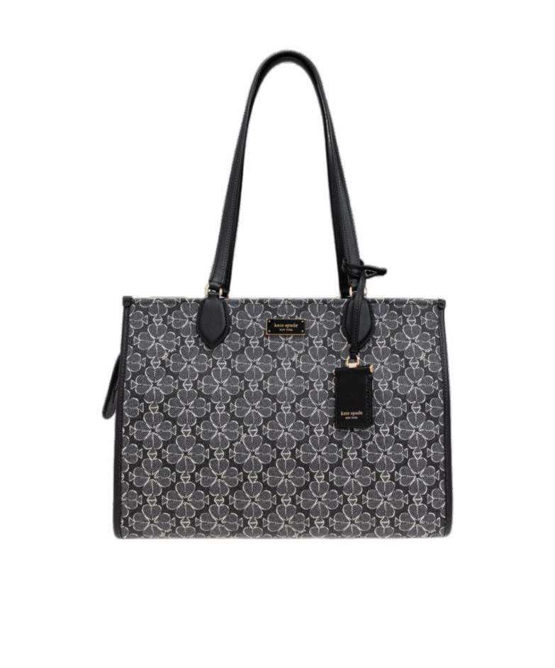 Kate Spade Logo Handbag in Black | Lyst