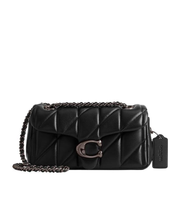 COACH Tabby Logo Woc Bag in Black | Lyst