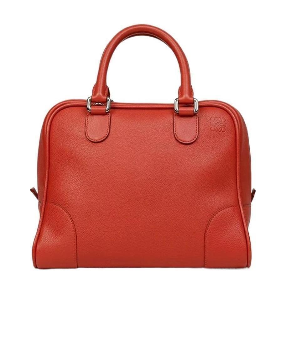 Loewe Logo Handbag in Red | Lyst