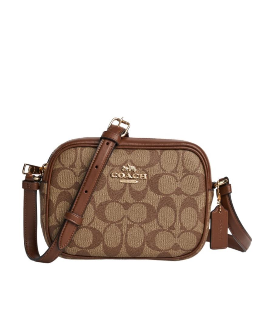 COACH Mini Jamie Camera Shoulder Bag in Brown | Lyst