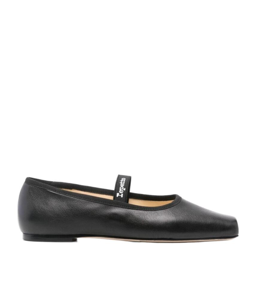 Repetto Square-Toed Flats in Black | Lyst