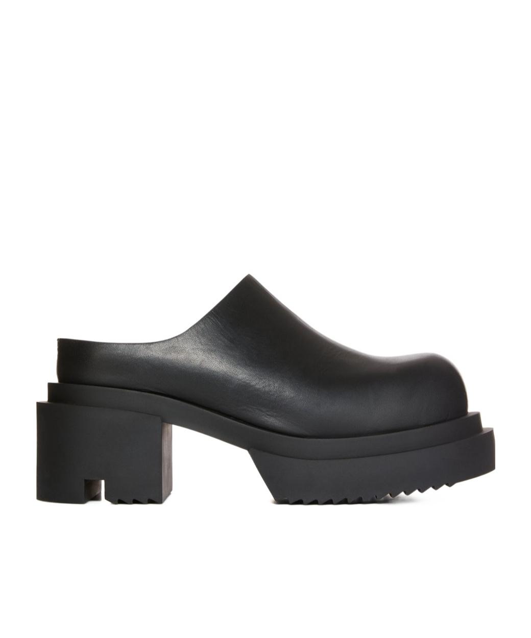 Rick Owens Bogun Shoes With Exposed Heels in Black | Lyst