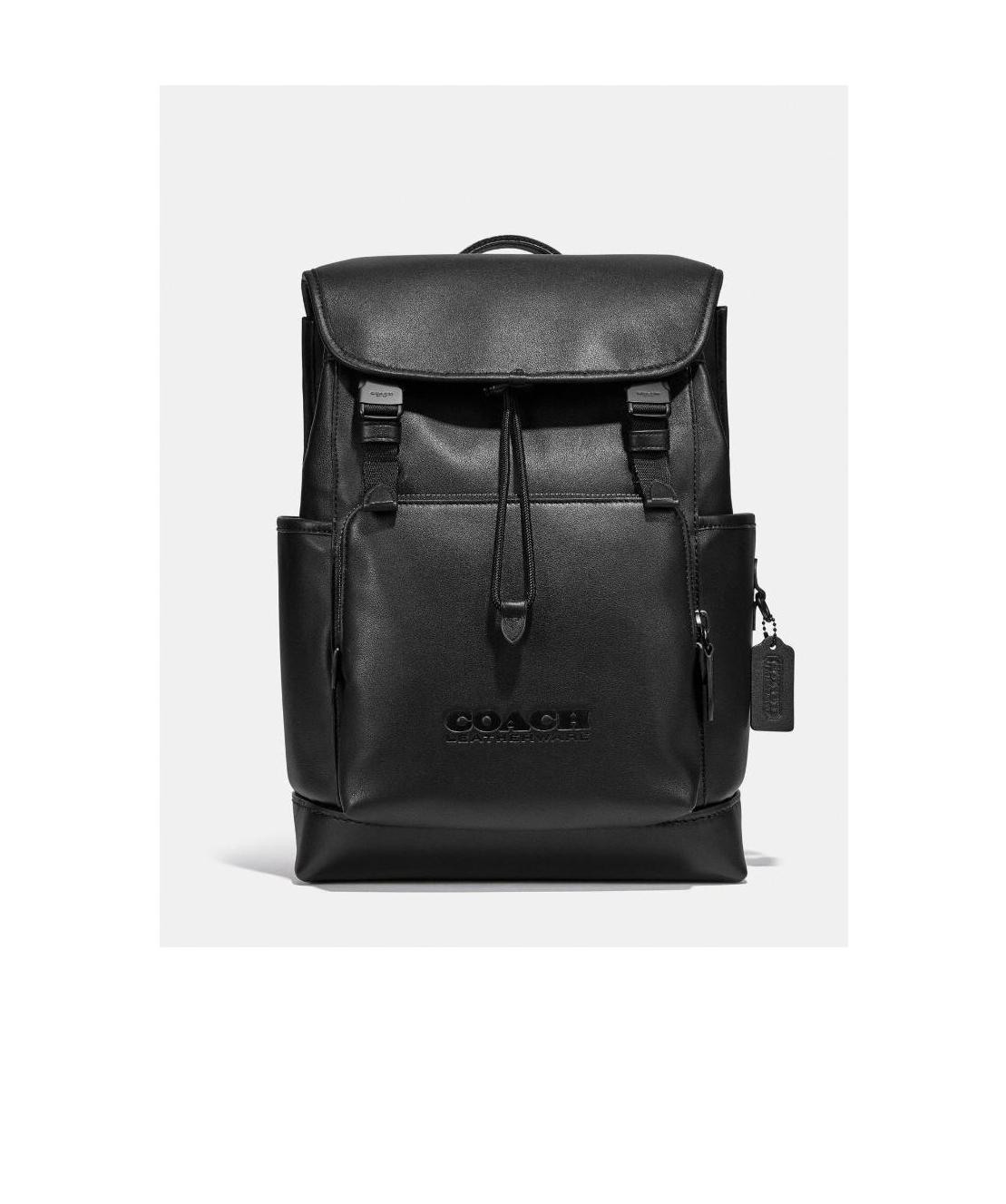 COACH Embossed-Logo Detail Backpack in Black for Men | Lyst