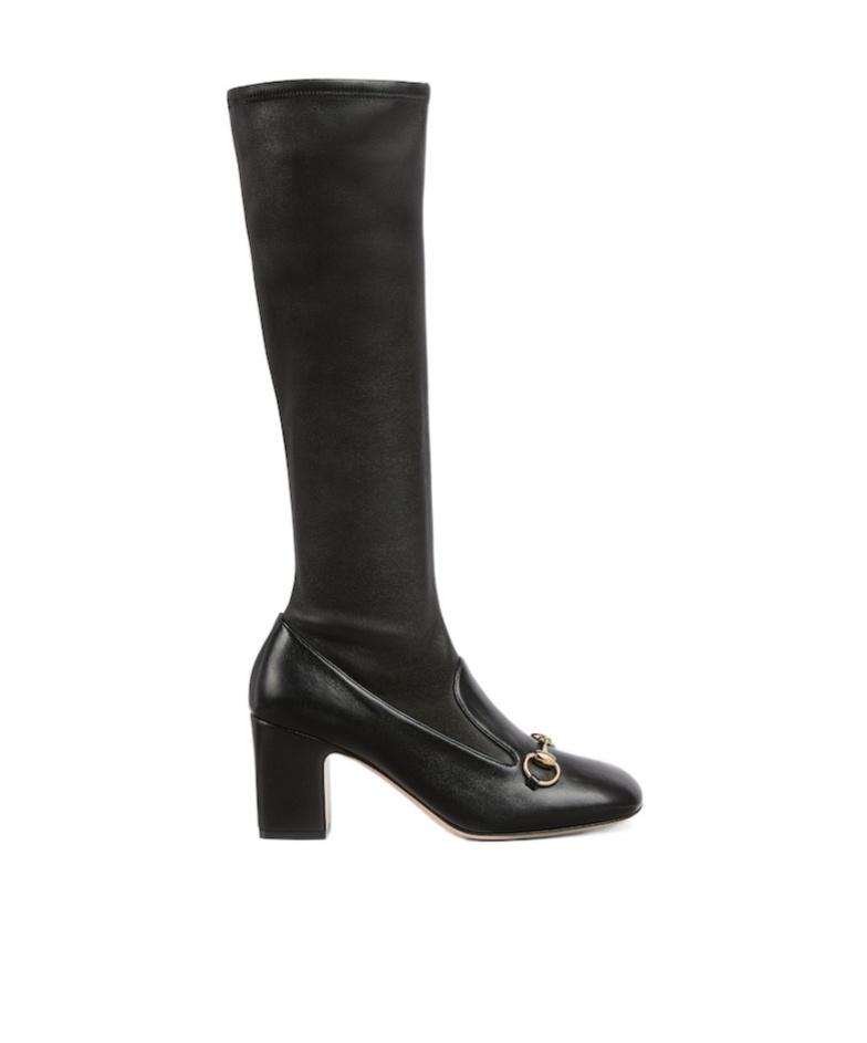 Gucci Horse Collar Buttoned Boots in Black | Lyst
