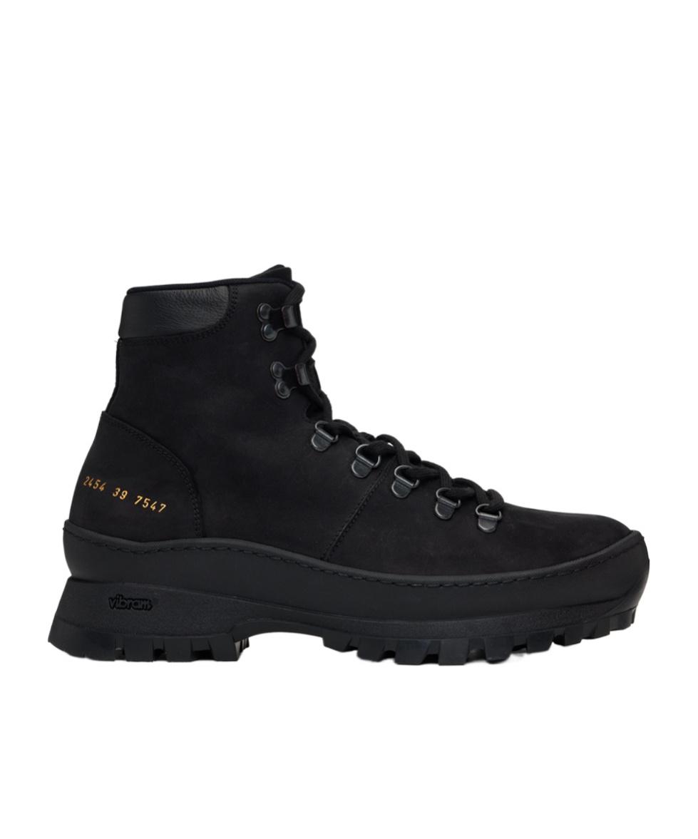 Common Projects Front Lacing Ankle Boots in Black for Men | Lyst