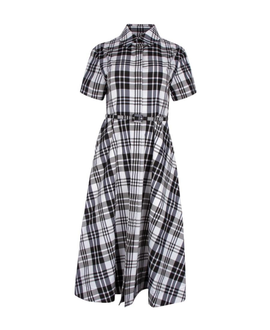 Dior Logo Plaid Dress in White | Lyst