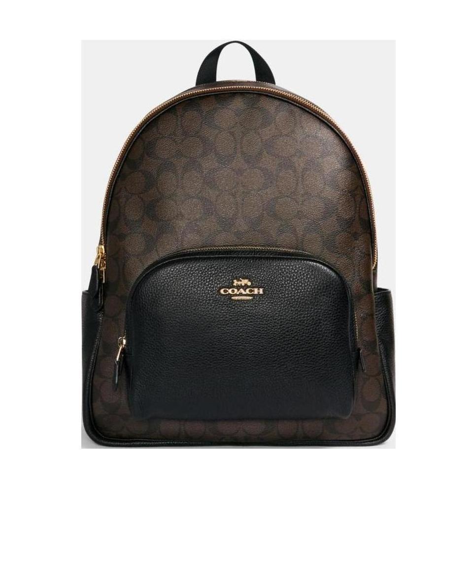 COACH Zipper Backpack in Black | Lyst
