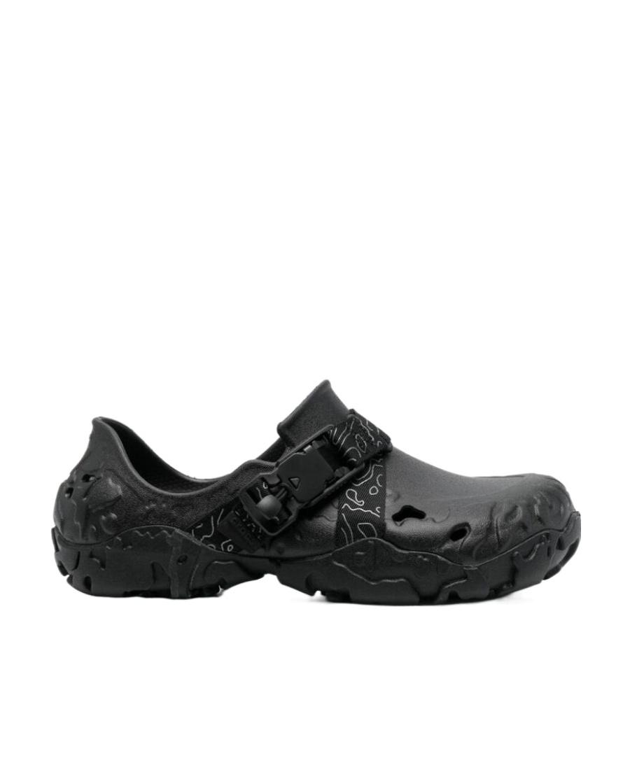 Crocs™ Mtn Logo Slippers in Black for Men | Lyst