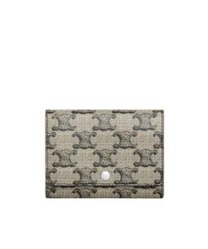 Celine Trimphe Business Card Holder in Gray for Men | Lyst
