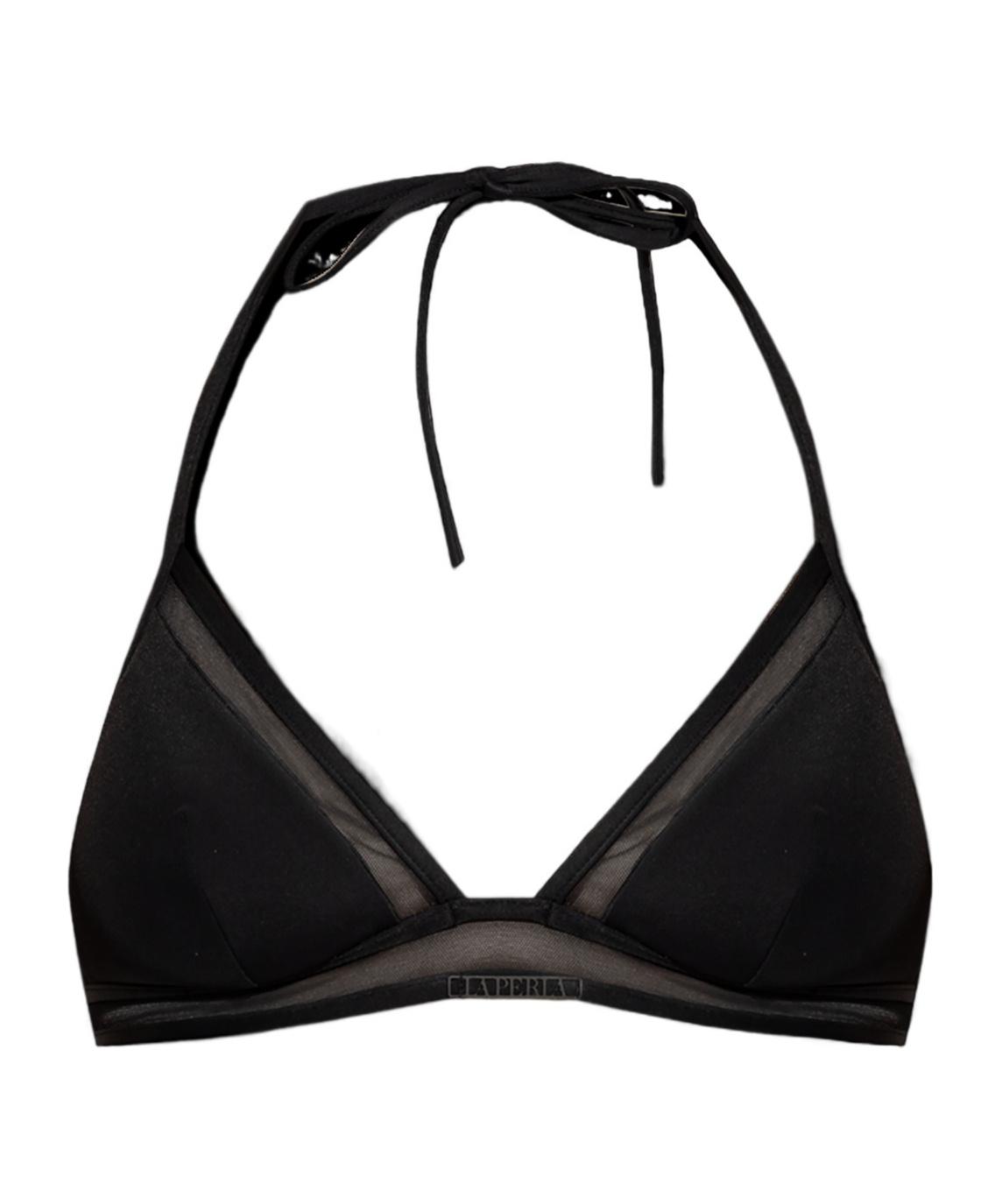La Perla Logo Bikini in Black | Lyst