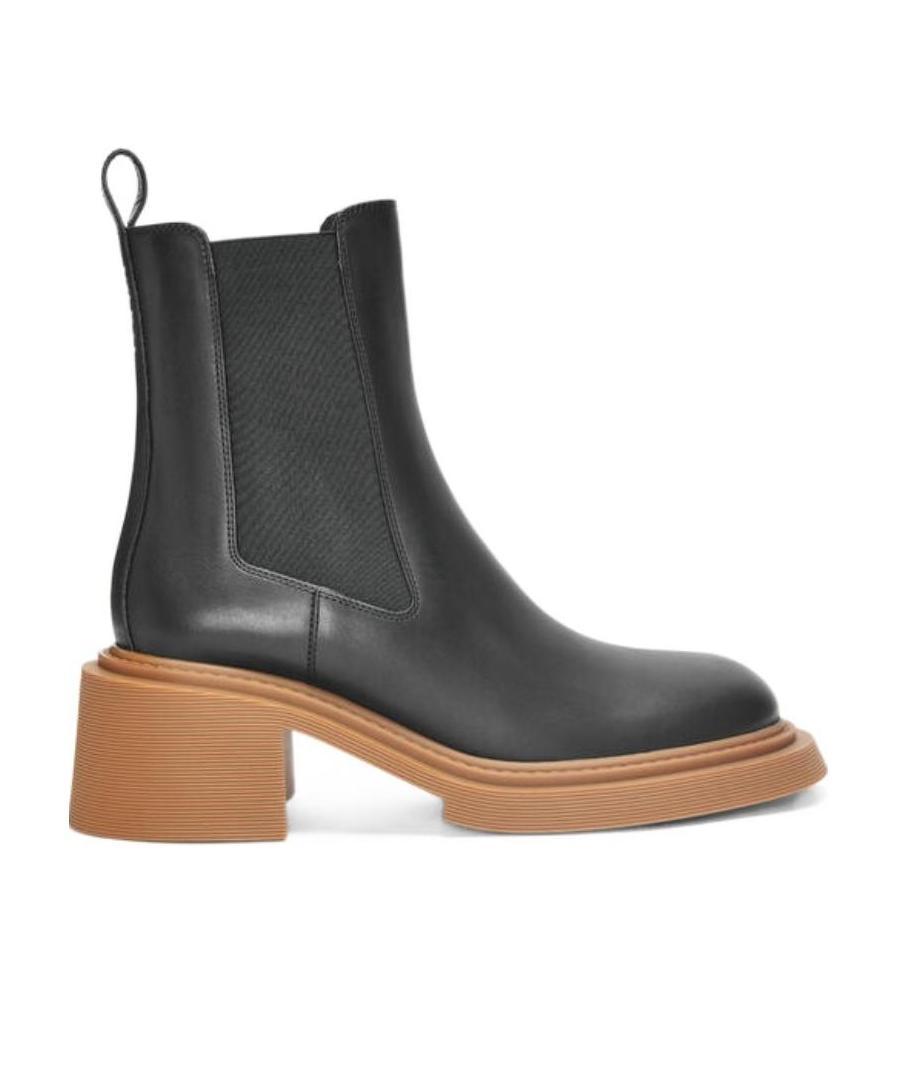 Loewe Logo Details Chelsea Boots in Black for Men | Lyst