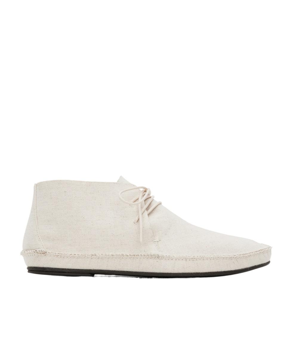 The Row Tyler Lace-Up Derby Shoes in White | Lyst