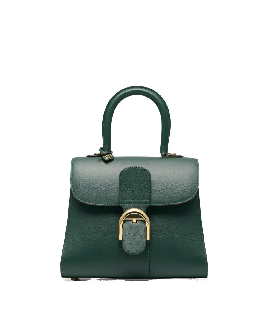 Delvaux Box Logo Shoulder Bag in Green | Lyst