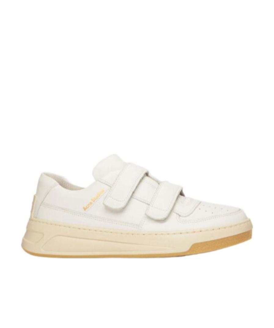 Acne Studios Logo Casual Sneakers in White for Men | Lyst
