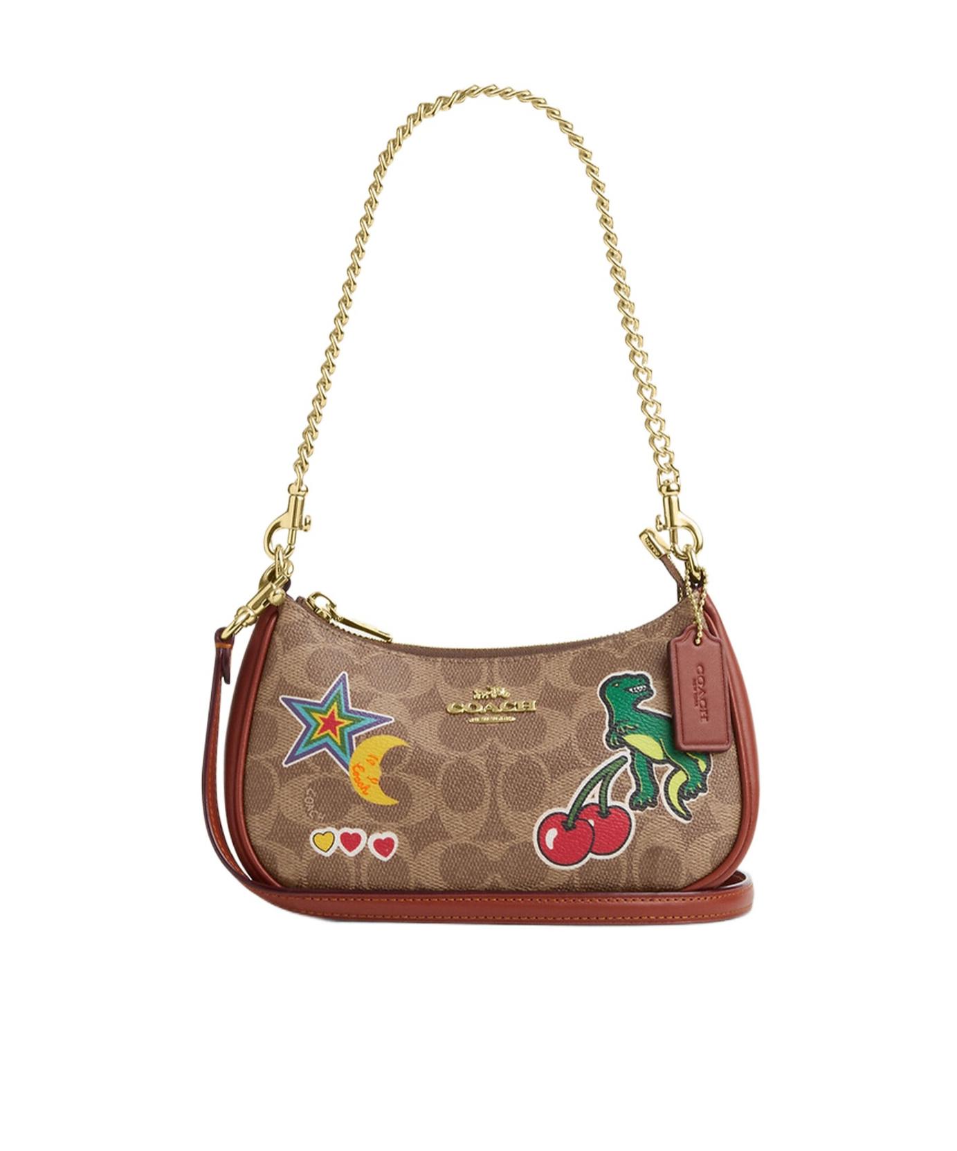 COACH Detachable Shoulder Strap Shoulder Bag in White | Lyst