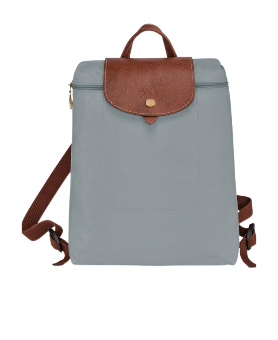 Longchamp Le Pliage Logo-Debossed Backpack in Gray | Lyst