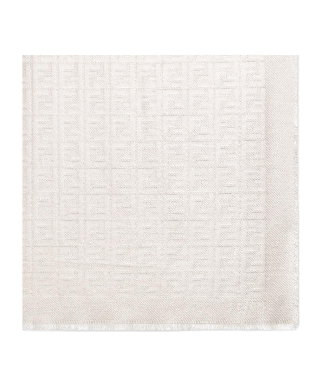 Fendi Square Shawl in White | Lyst