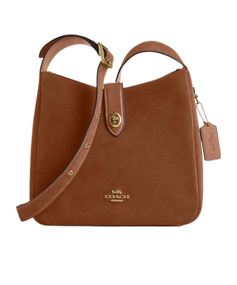 COACH Logo Shoulder Bag in Brown | Lyst