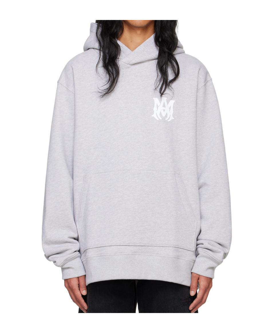 Amiri Core Series Ma Core Logo Hooded Sweater in Gray for Men | Lyst