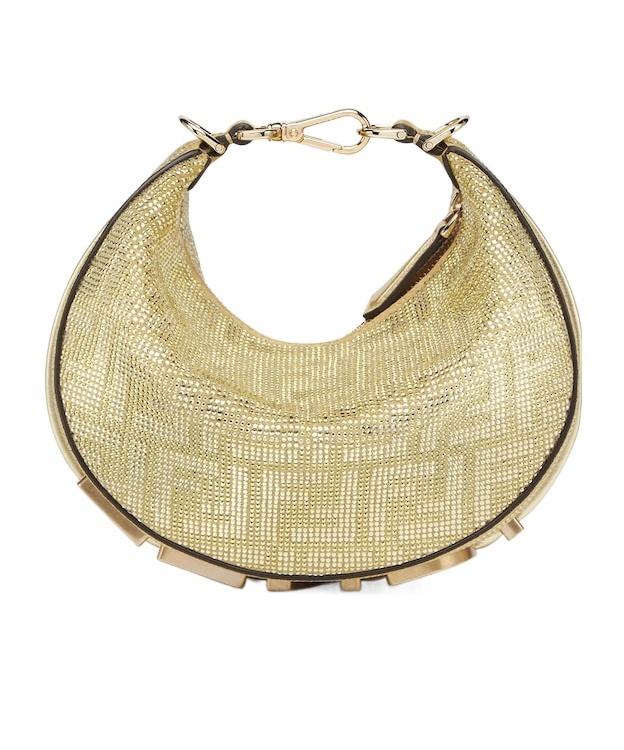 Fendi Graphy Mini Wandering Bag in Metallic | Lyst