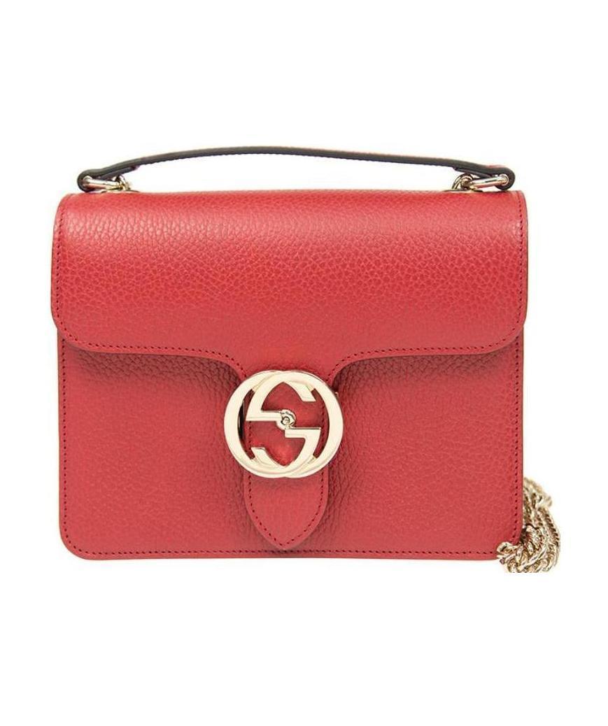 Gucci Double G Logo Woc in Red | Lyst
