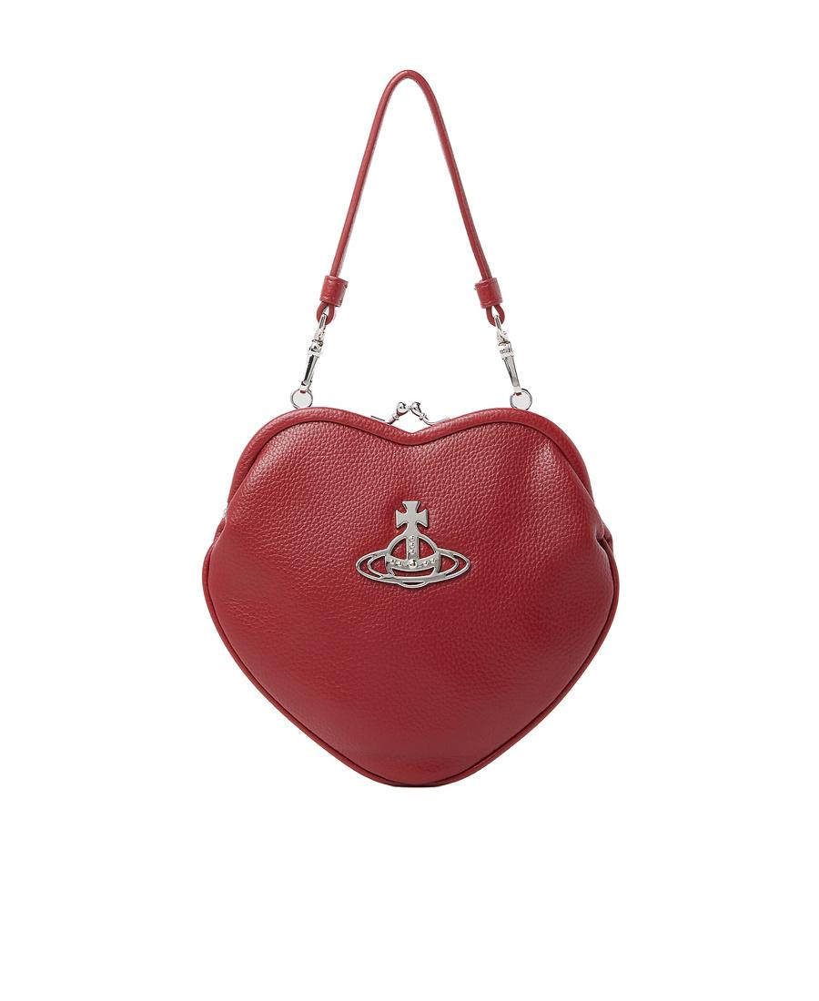 Vivienne Westwood Belle Heart Shape Clutch Bag in Red | Lyst