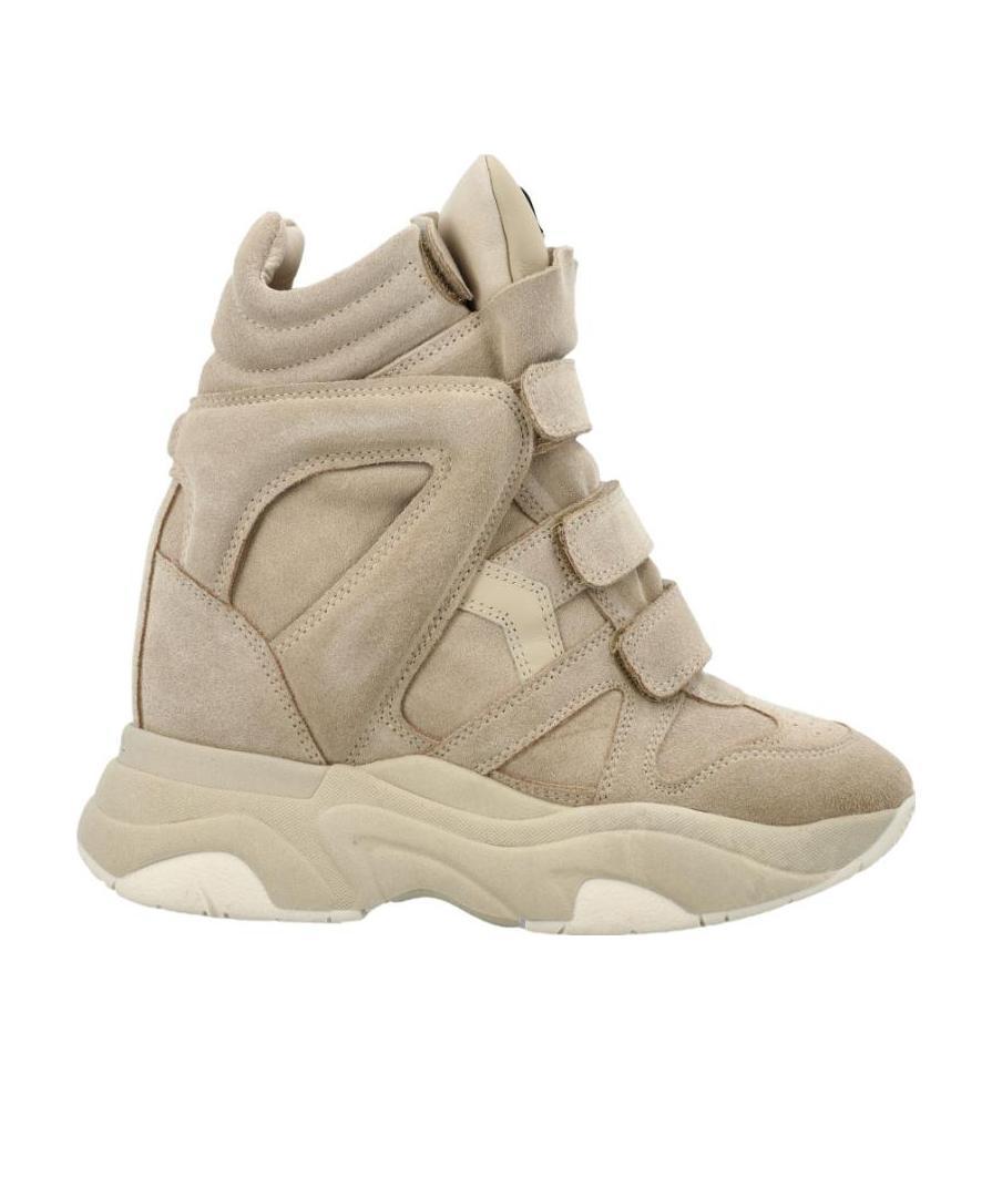 Isabel Marant Balskee Concealed-Wedge Sneakers in Natural | Lyst