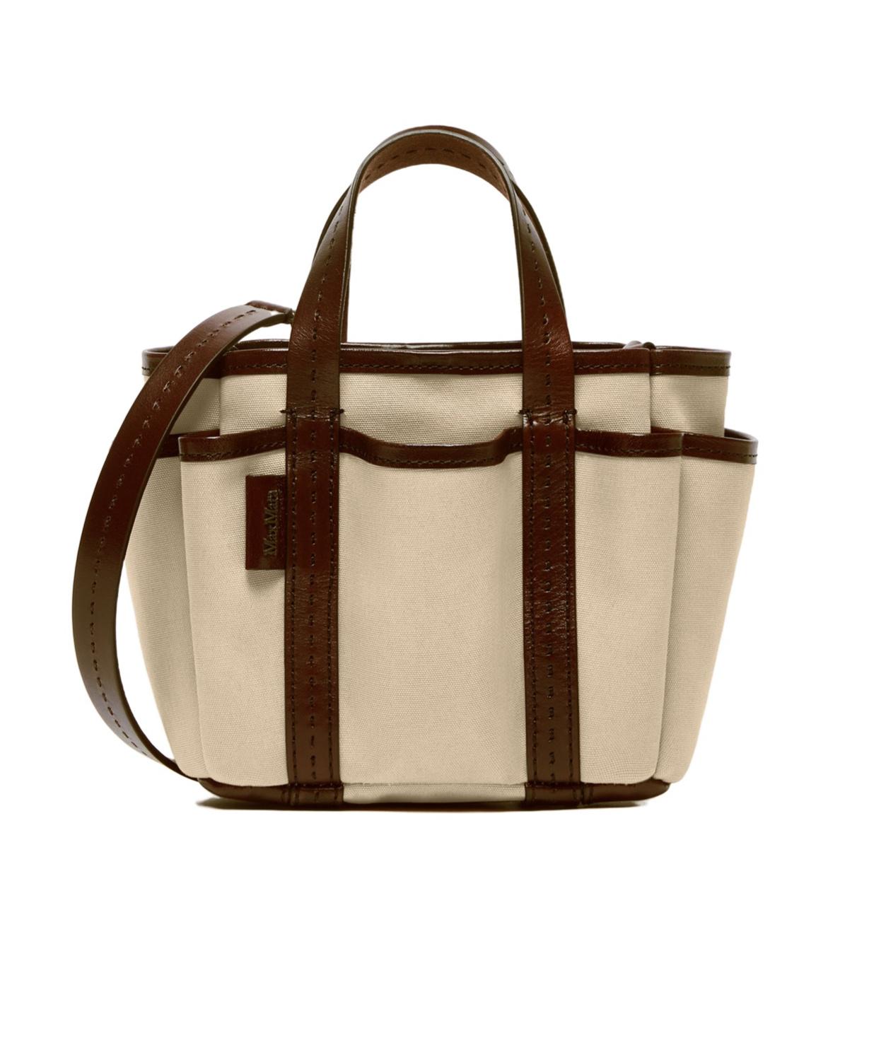 Max Mara Giardiniera Mini Tote Bag in Brown | Lyst