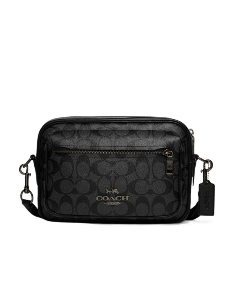 COACH Full Body Logo Shoulder Bag in Black for Men | Lyst