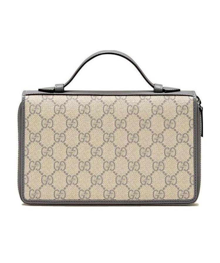 Gucci Gg Logo Handbag in Metallic for Men | Lyst
