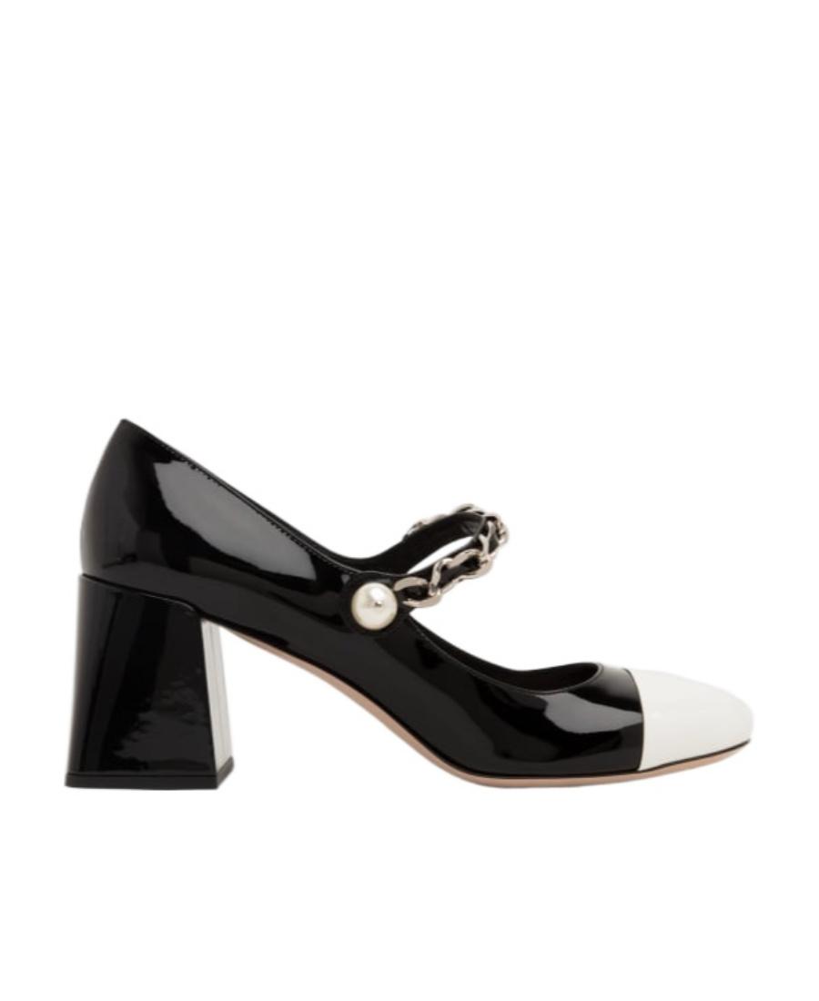 Miu Miu Stitching High Heels in Black | Lyst
