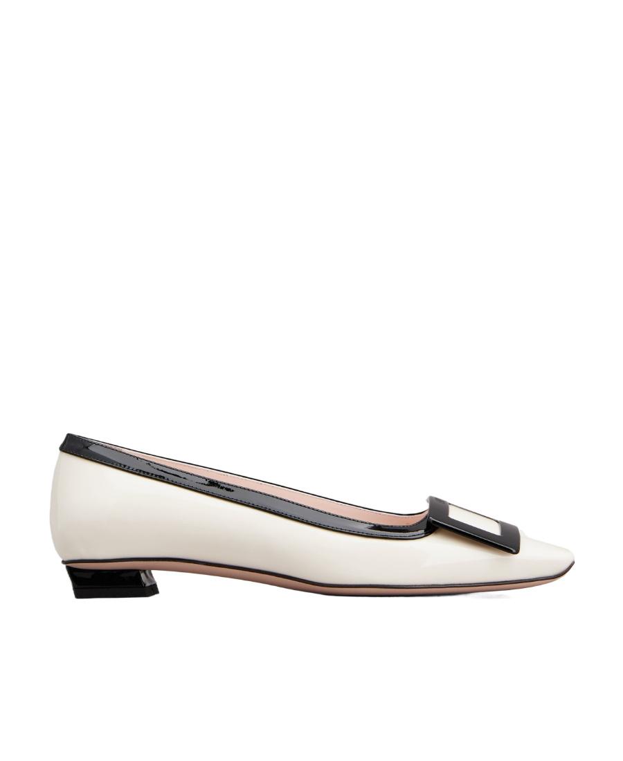 Roger Vivier Belle Vivier Net Logo Flats | Lyst