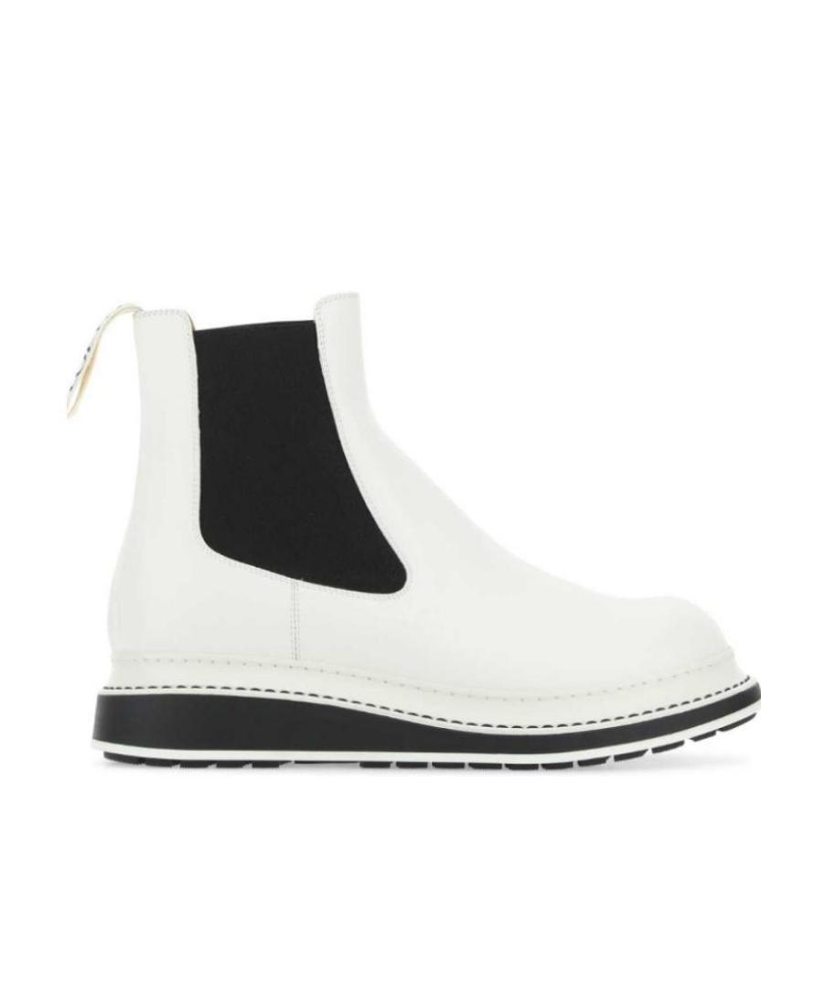 Loewe Logo Boots in White for Men | Lyst