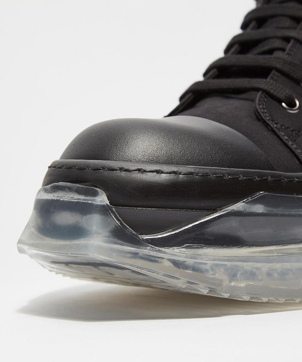Rick Owens Abstract Clear Sole Sneaker in Black for Men | Lyst Rick Owens Abstract Clear Sole Sneaker in Black for Men | Lyst
