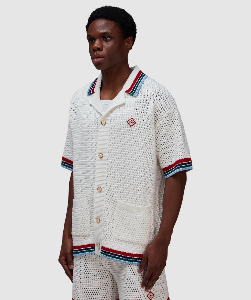 CASABLANCA Crochet Shirts for Men | Lyst CASABLANCA Crochet Shirts for Men | Lyst