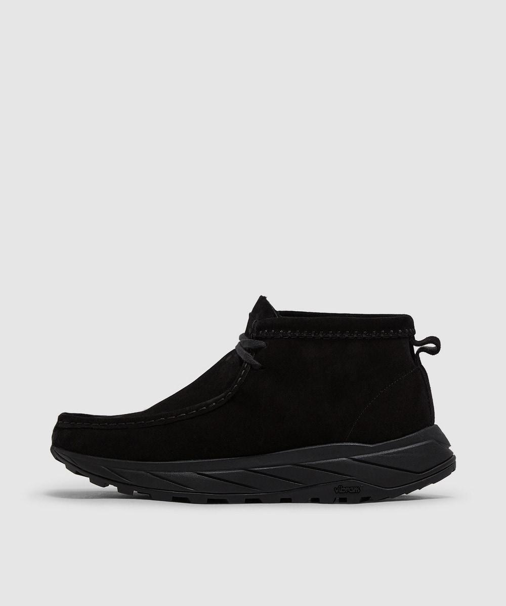 Clarks Wallabee Eden Boot (/Blk Suede in Black | Lyst