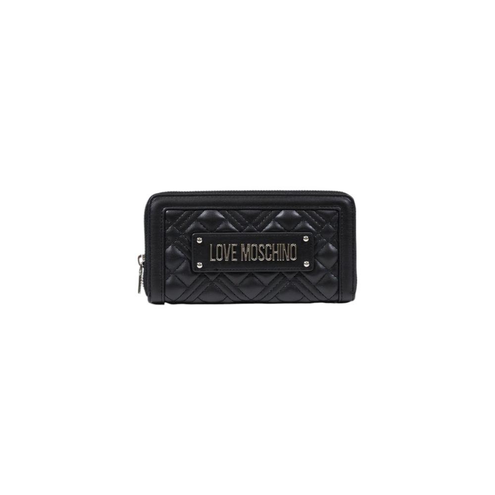 Love Moschino Black Polyethylene Wallet | Lyst UK
