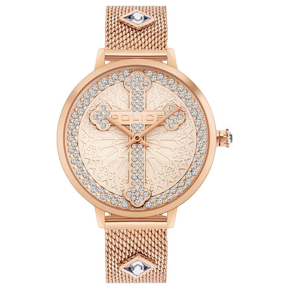 Police Rose Gold Watch in Metallic | Lyst UK