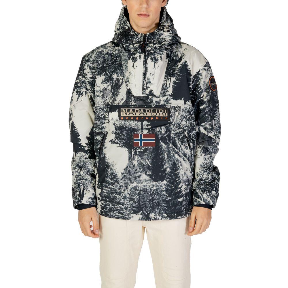 Napapijri Beige Recycled Polyester Jacket for Men | Lyst UK