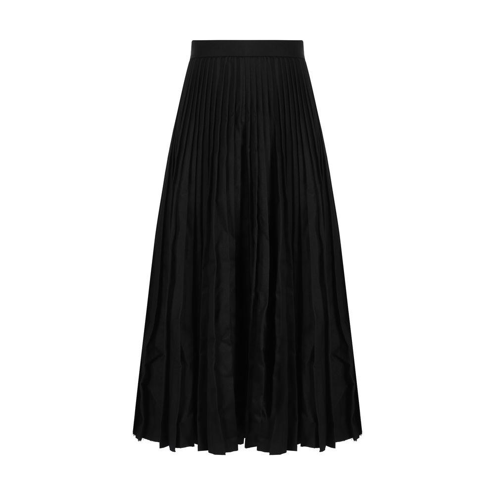 Balenciaga Midi Skirt in Black | Lyst