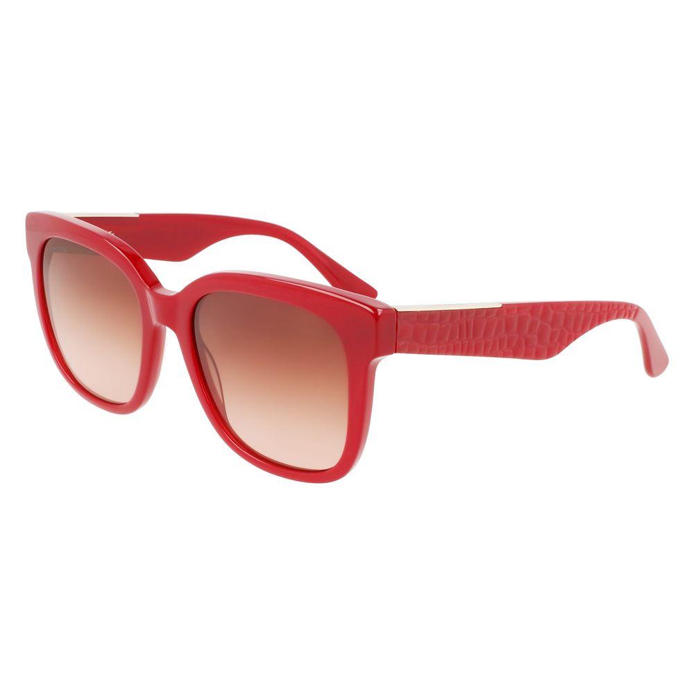 Lacoste Red Acetate Sunglasses | Lyst UK