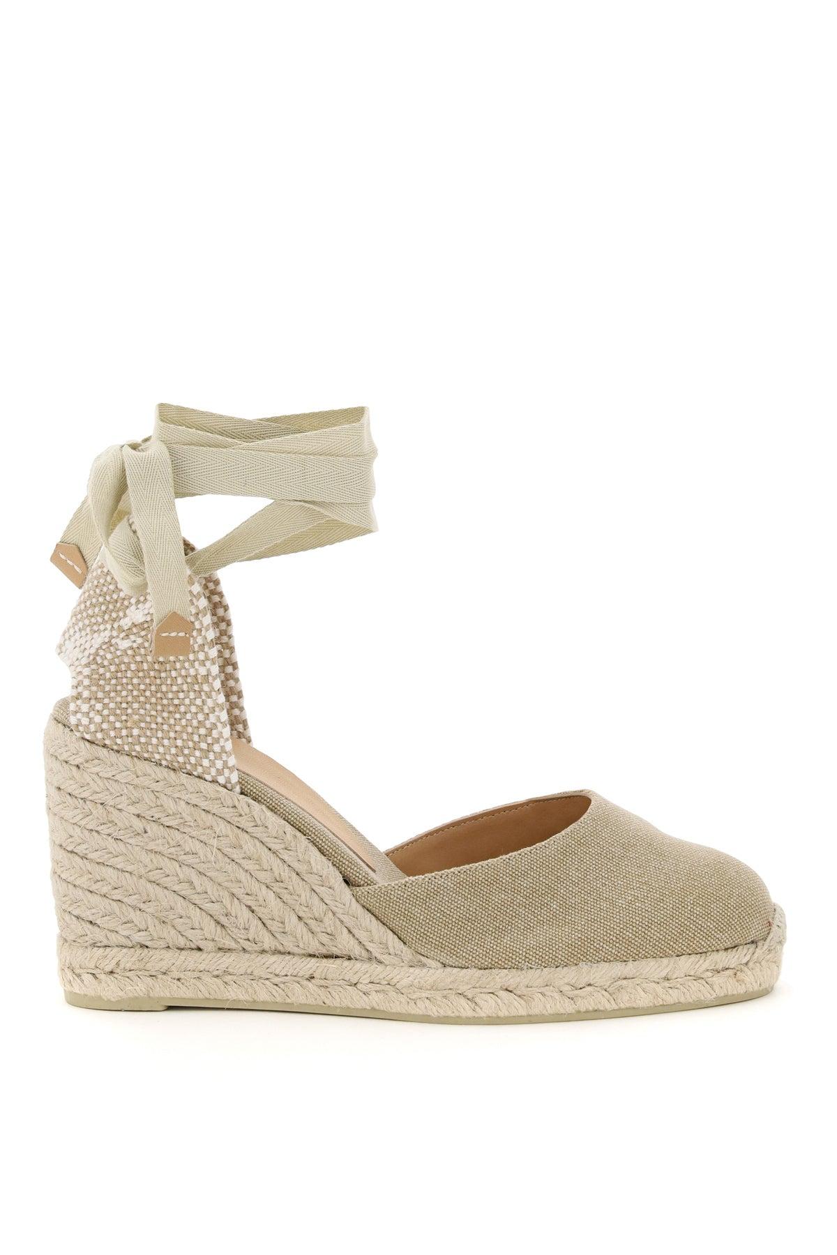 Castañer Carina Wedge Espadrilles in Metallic | Lyst