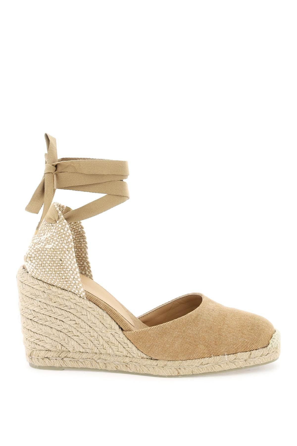 Castañer Castaner Carina Wedge Espadrilles in Metallic | Lyst Castañer Castaner Carina Wedge Espadrilles in Metallic | Lyst