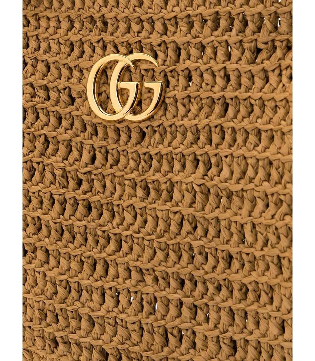 Gucci Black Large Raffia Marmont Tote Bag :: Keweenaw Bay Indian Community