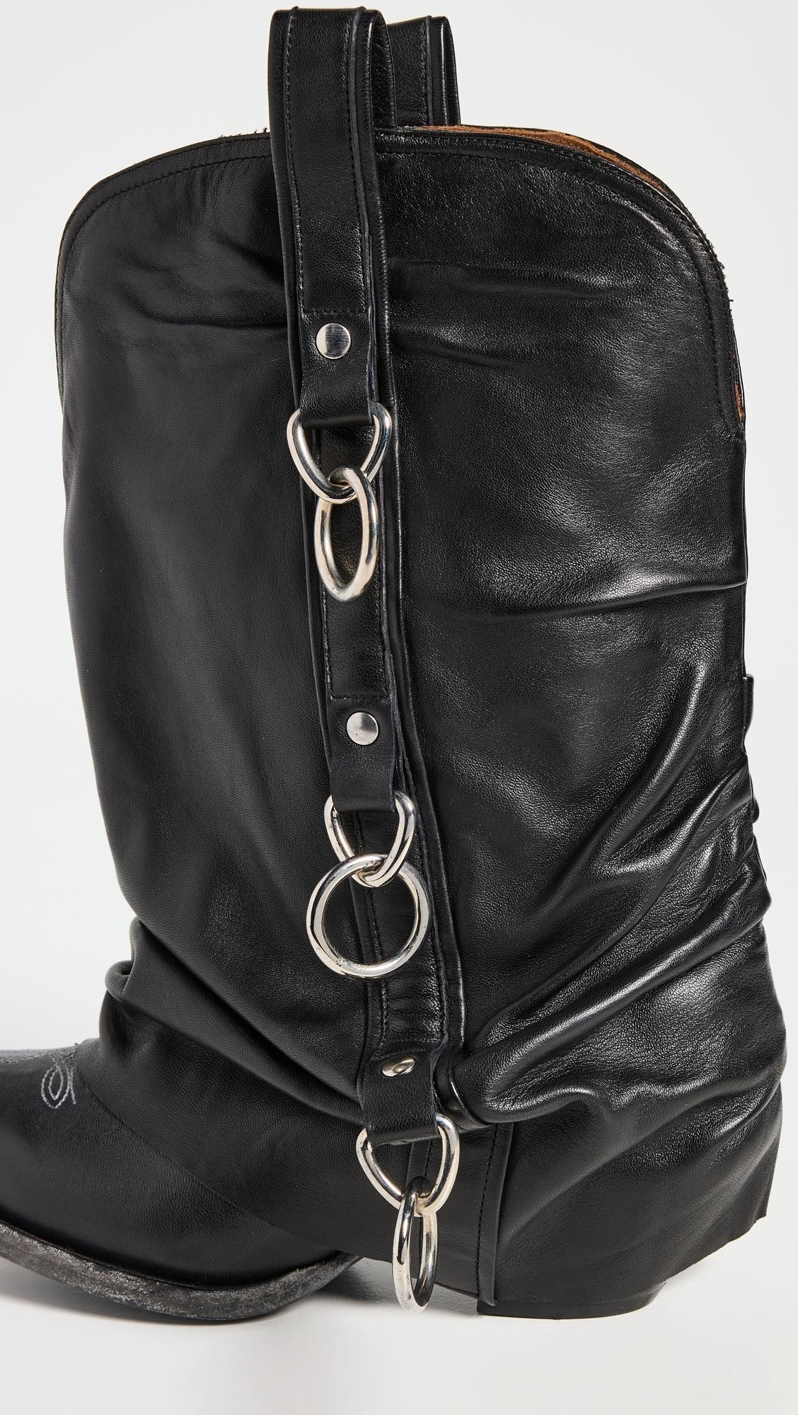 R13 Harness Low Rider Boots in Black | Lyst R13 Harness Low Rider Boots in Black | Lyst