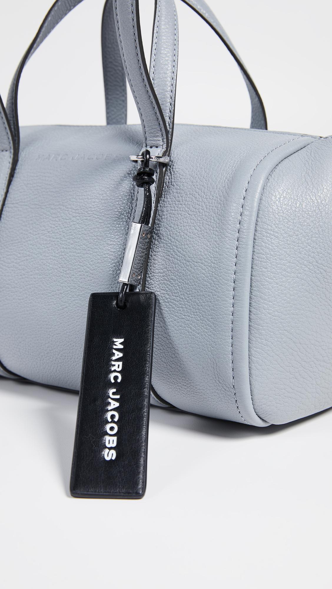 Marc Jacobs Leather Tag Bauletto 26 Bag in Gray - Lyst